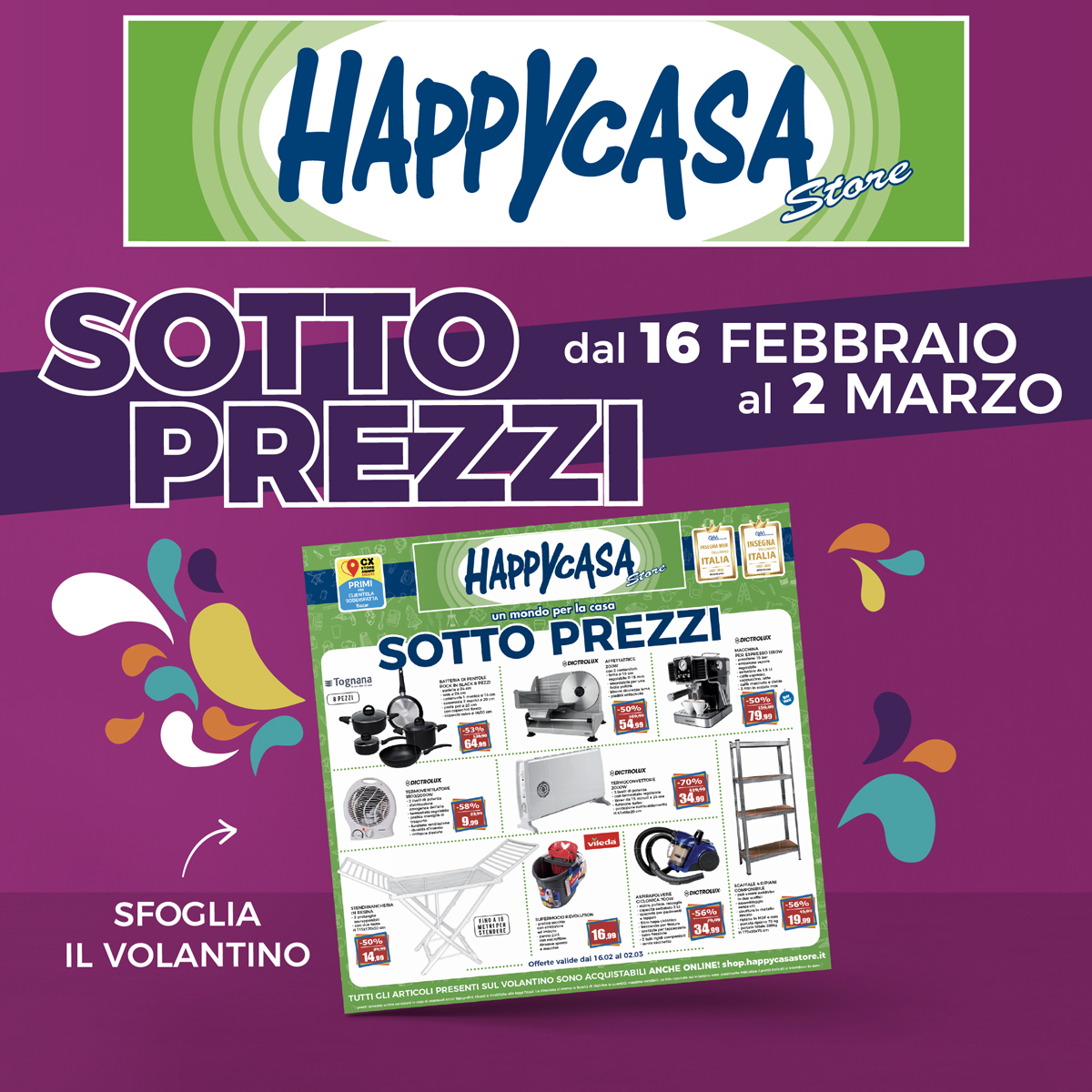 Happy Casa Store: sottoprezzi! - Centro Commerciale Fonti del Corallo ...